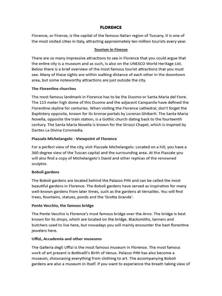 Florence | PDF