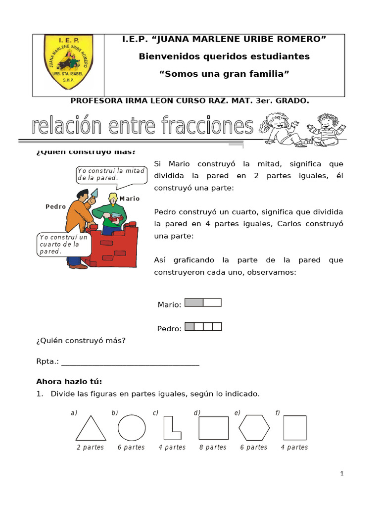 RAZ. MAT. 2do y 3er. GRADO. | PDF