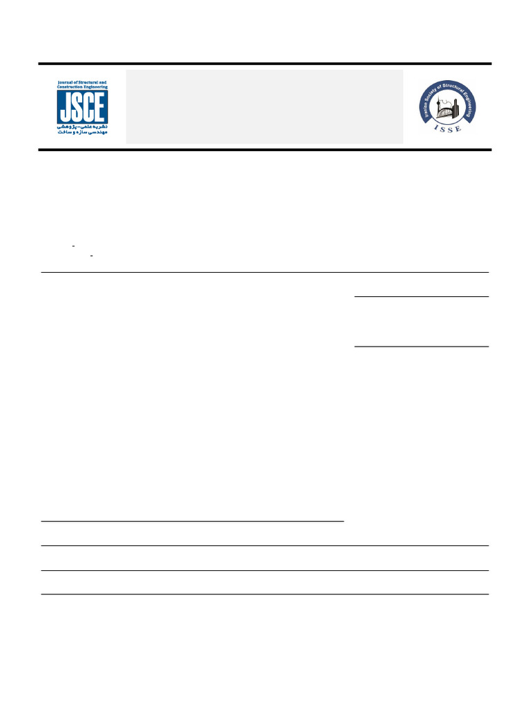 JSCE - Volume 8 - Issue شماره ویژه 3 - Pages 117-134 | PDF