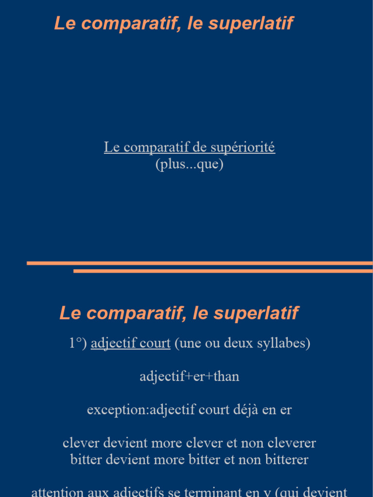 Comparatif Diaporama | PDF