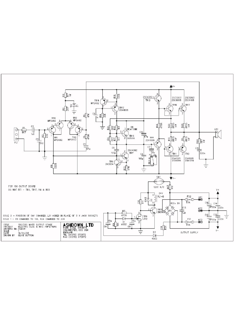 ASHDOWN - Mag250 PWR Amp | PDF