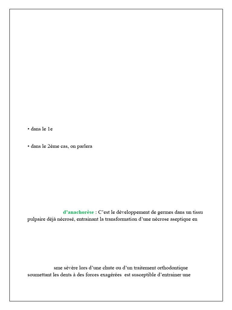 7-La Nécrose Pulpaire | PDF