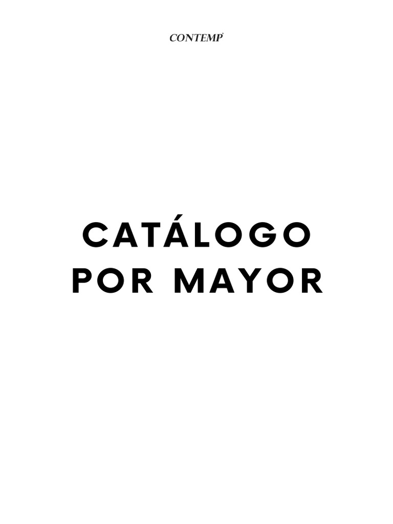 Catalogo Contemp 2024 | PDF | Color