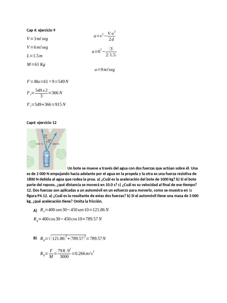 Ejercicios 1 4 y 9 12 | PDF