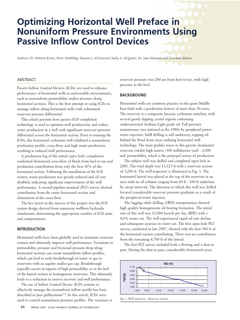 Spring JOT ANDR 516 | PDF | Petroleum Reservoir | Oil Well