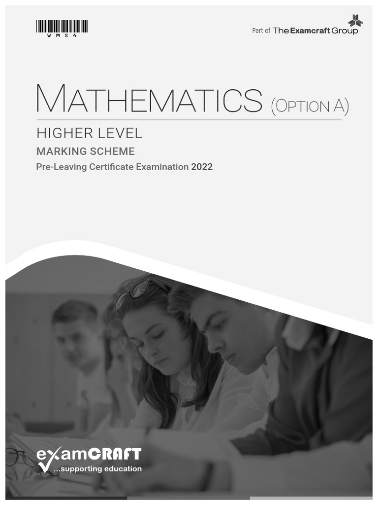2022 LC Maths a HL Marking Scheme | PDF