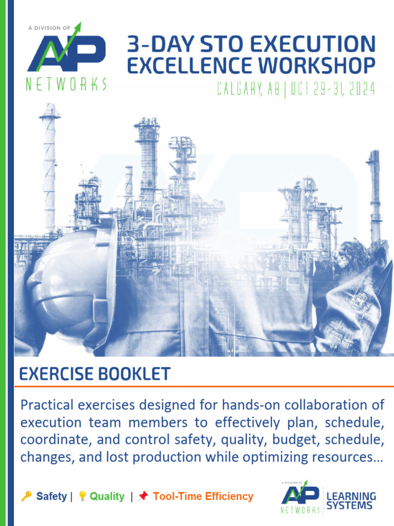 3 Day STO Execution Excellence Exercise Booklet Sample 1727882640 | PDF