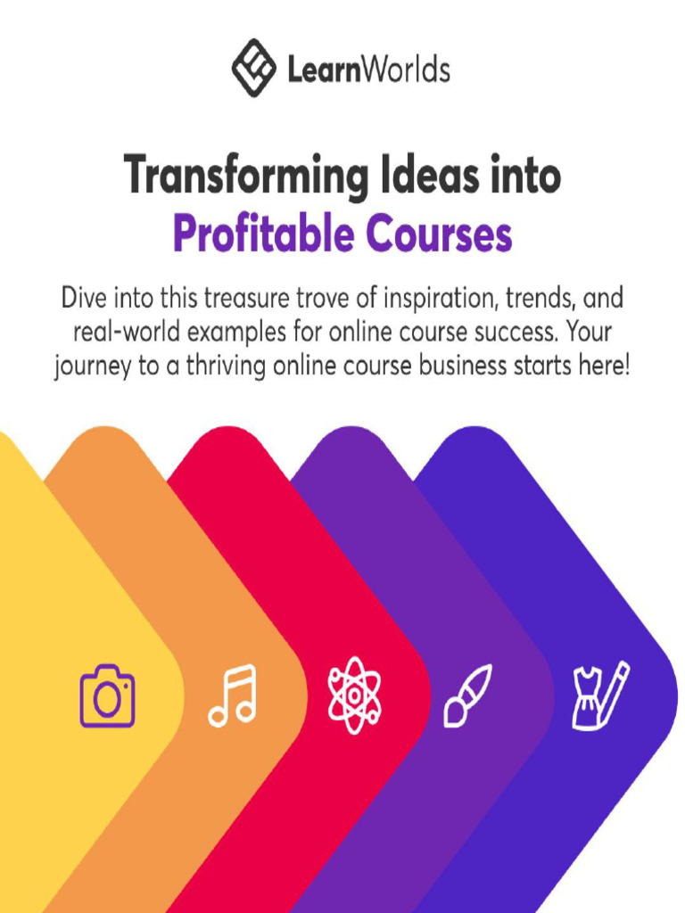 LearnWorlds Profitable Online Course Ideas With Examples 1727492421 | PDF