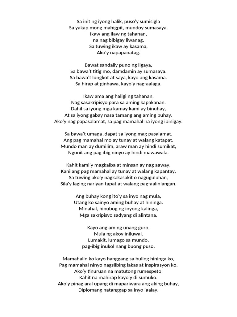 Sa Init NG Iyong Halik | PDF