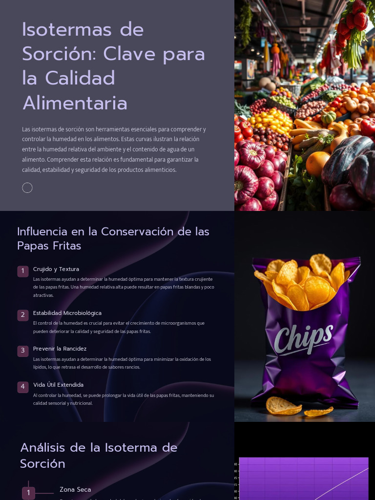 Isotermas de Sorcion Clave para La Calidad Alimentaria | PDF