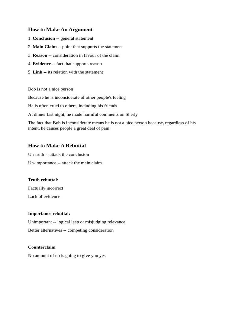 How to Make an Argument | PDF