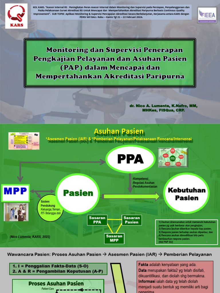 3-drNico-Monitoring-Supervisi Implementasi STD PAP Febr 2024 | PDF