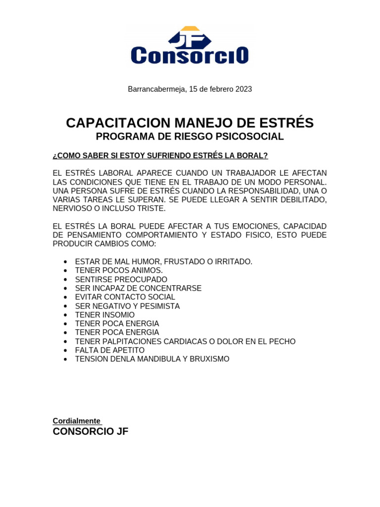 Capacitacion Riesgo Psicosocial Febrero | PDF | Crecimiento personal y profesional