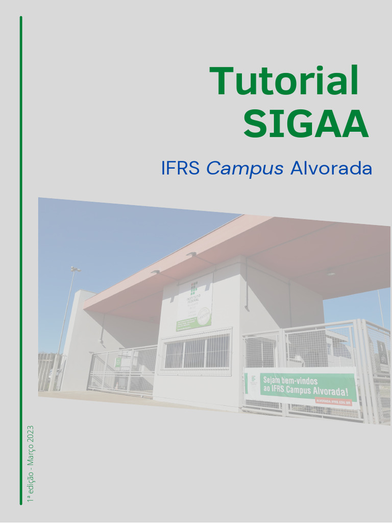 Tutorial Do SIGAA | PDF