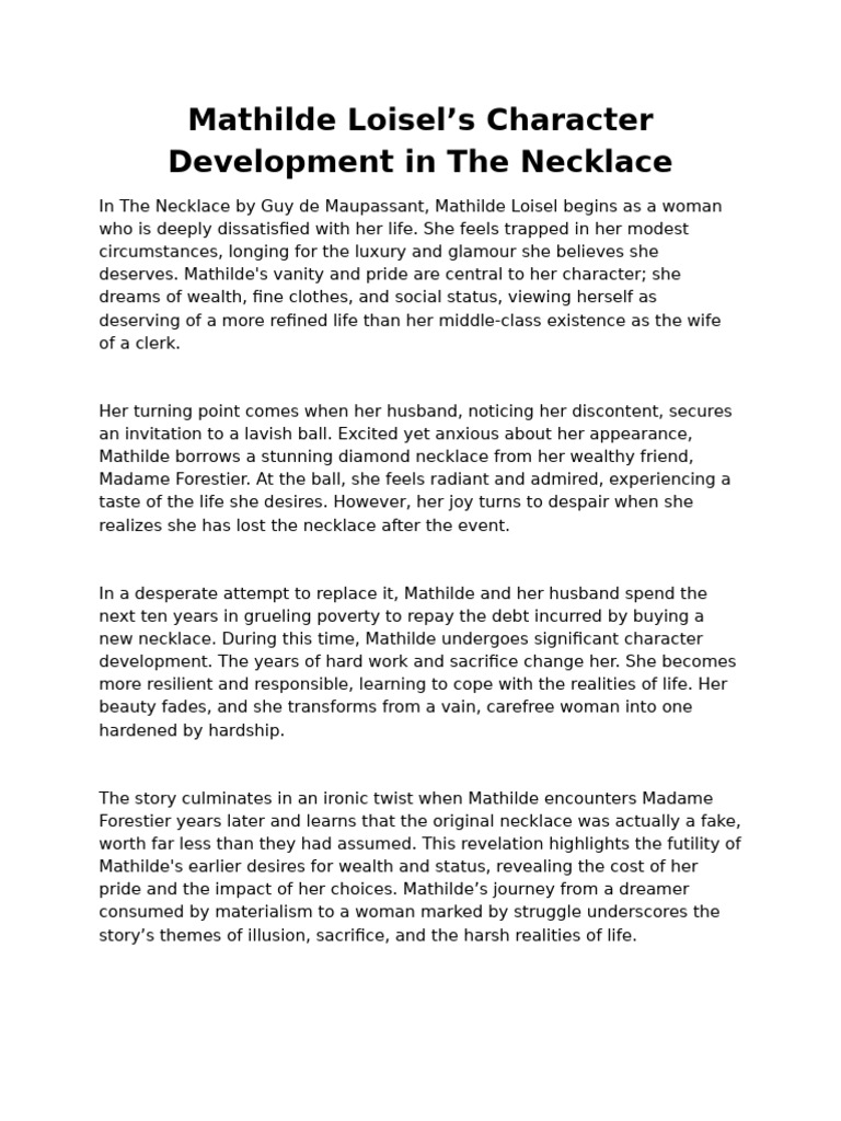 Mathilde Loisel | PDF