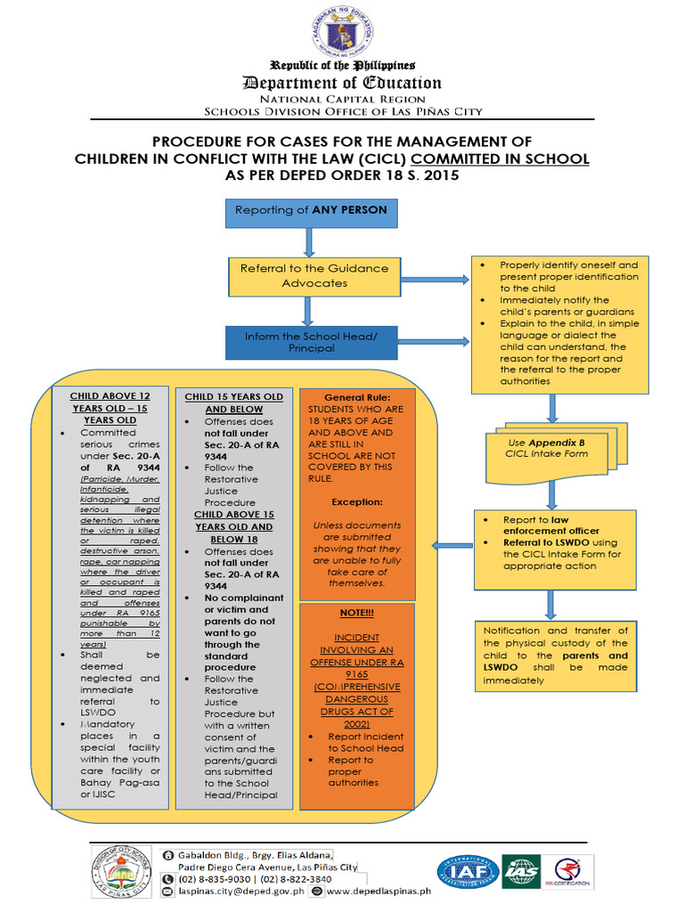 Flow Charts Las Pinas - CICL | PDF