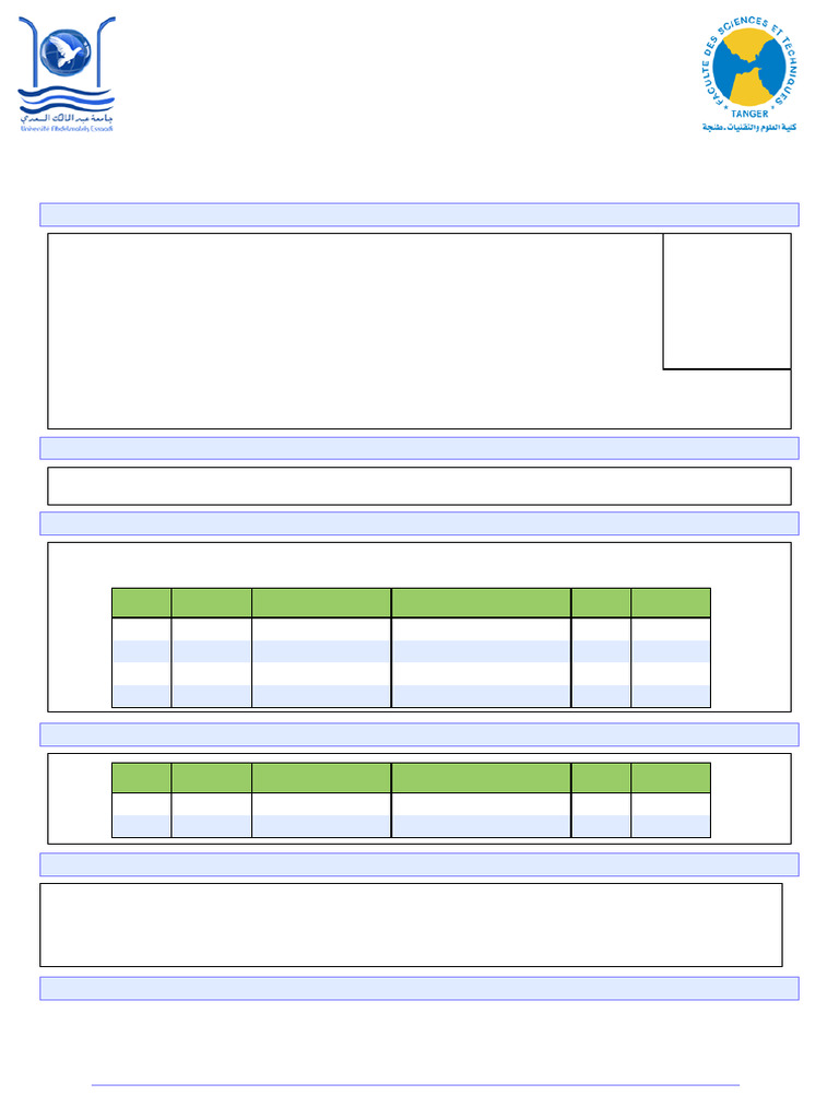 recu_FST TANGER | PDF