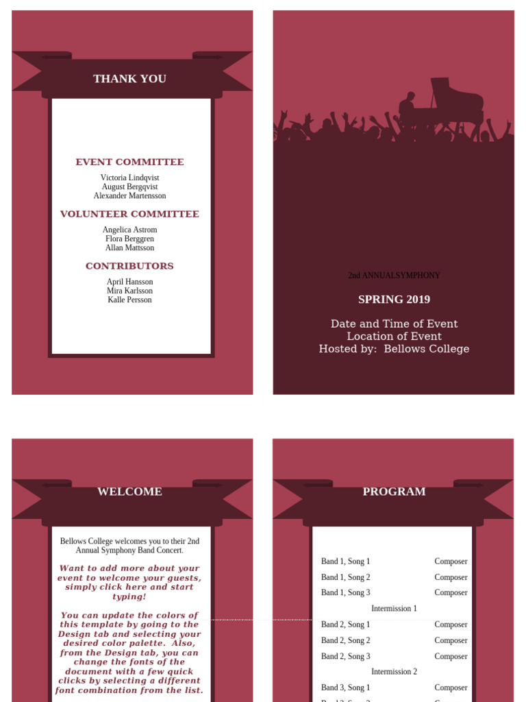 EL Concert Program | PDF