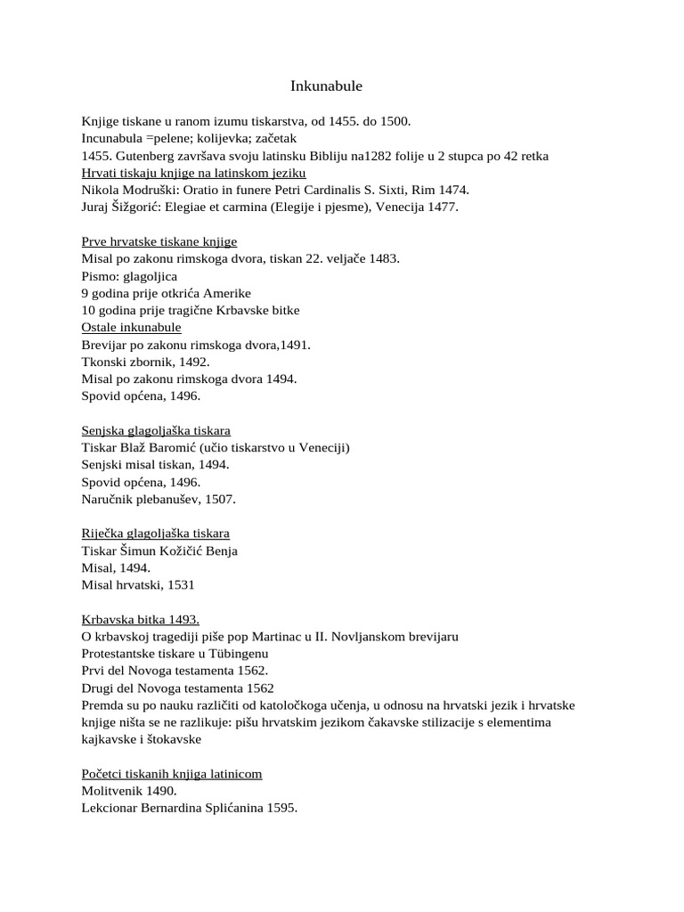Inkunabule | PDF