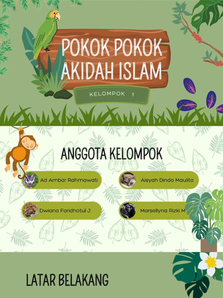 BAB 1 POKOK-POKOK AKIDAH ISLAM_11zon | PDF