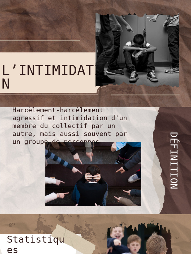 L'intimidation | PDF