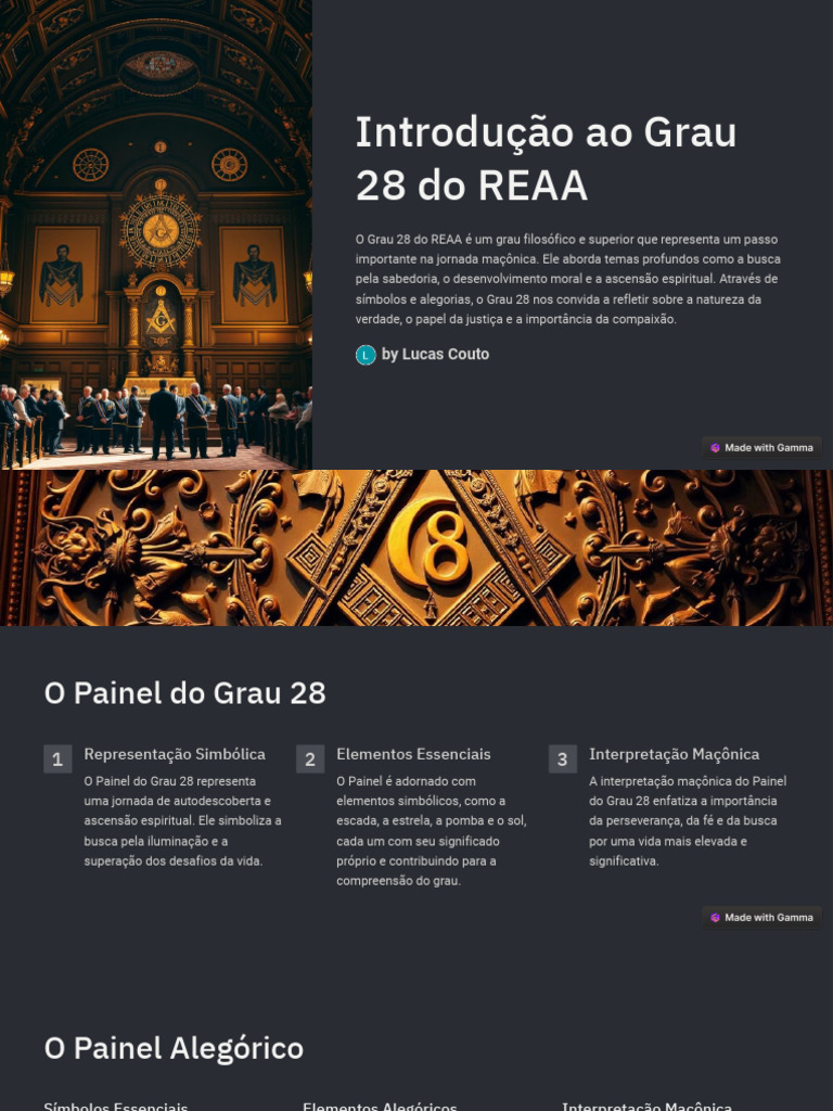 Introducao Ao Grau 28 Do REAA | PDF