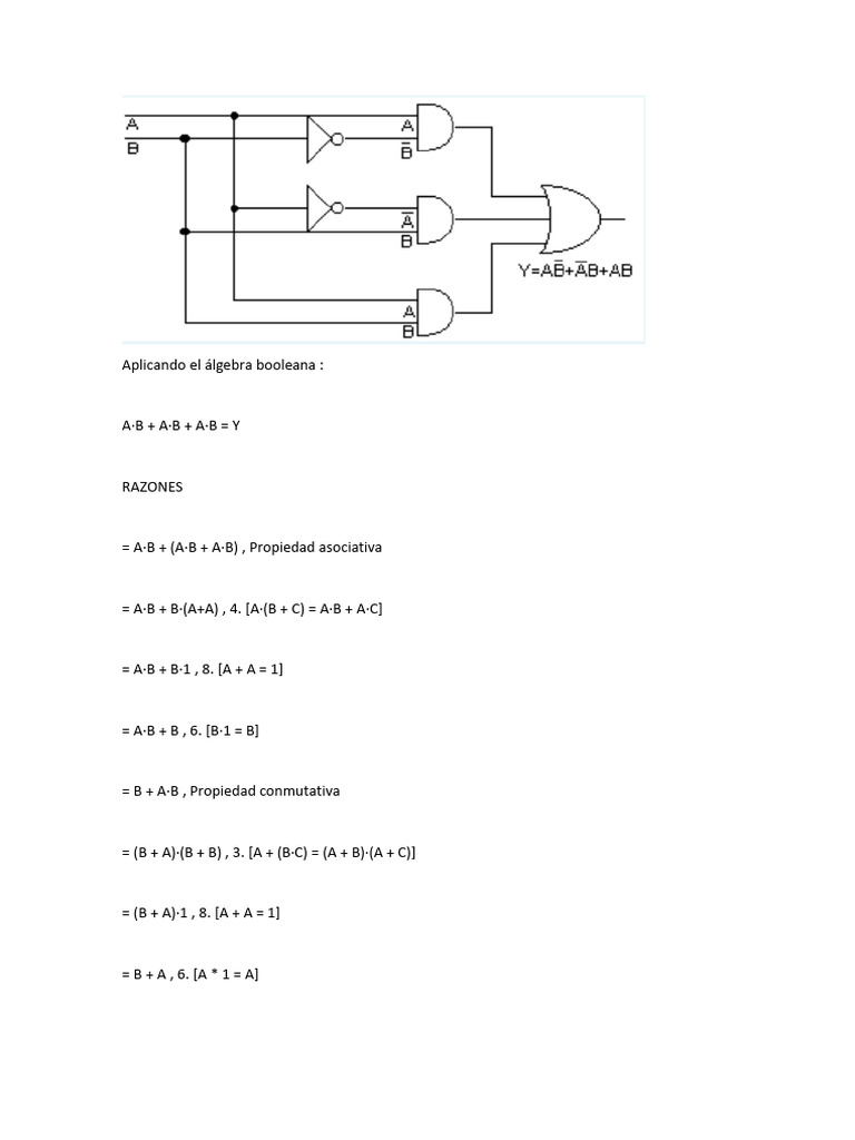 Aplicando El Álgebra Booleana | PDF
