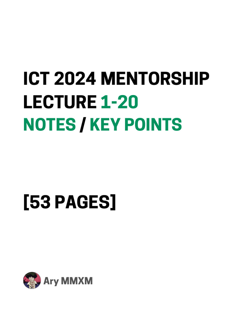 Lecture 1-20 Complete | PDF