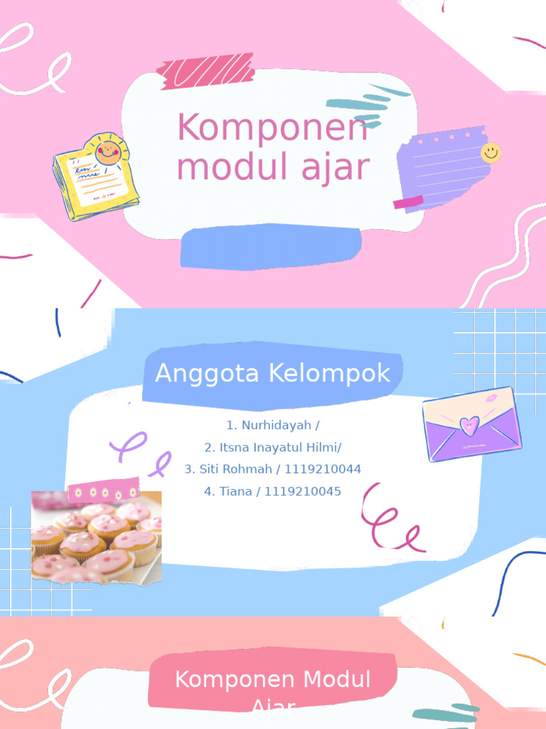 Kelompok 3, Komponen Modul Ajar | PDF