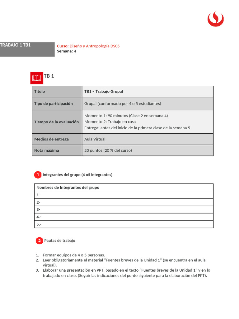 Antropología Ficha Actividad TB1 | PDF