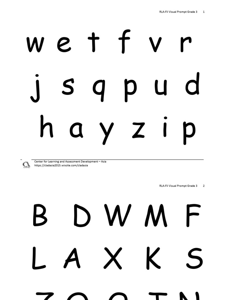 RLA-Fil Visual Prompt Grade 3 | PDF | Career & Growth