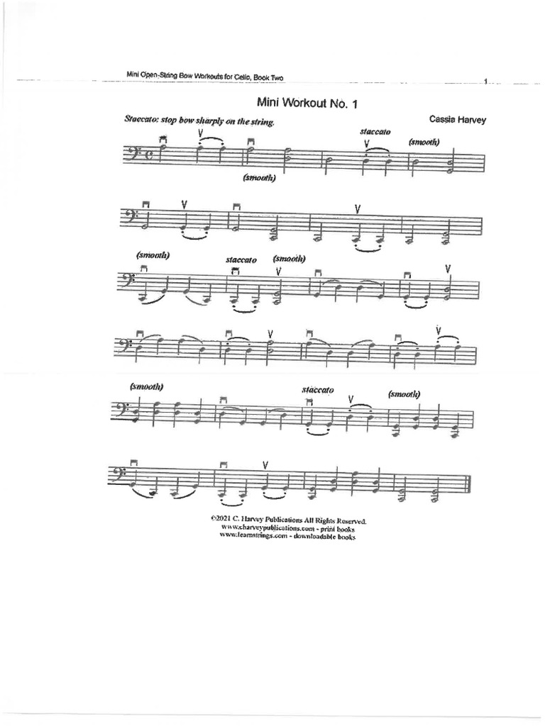 Cello - Workouts Book 2 | PDF
