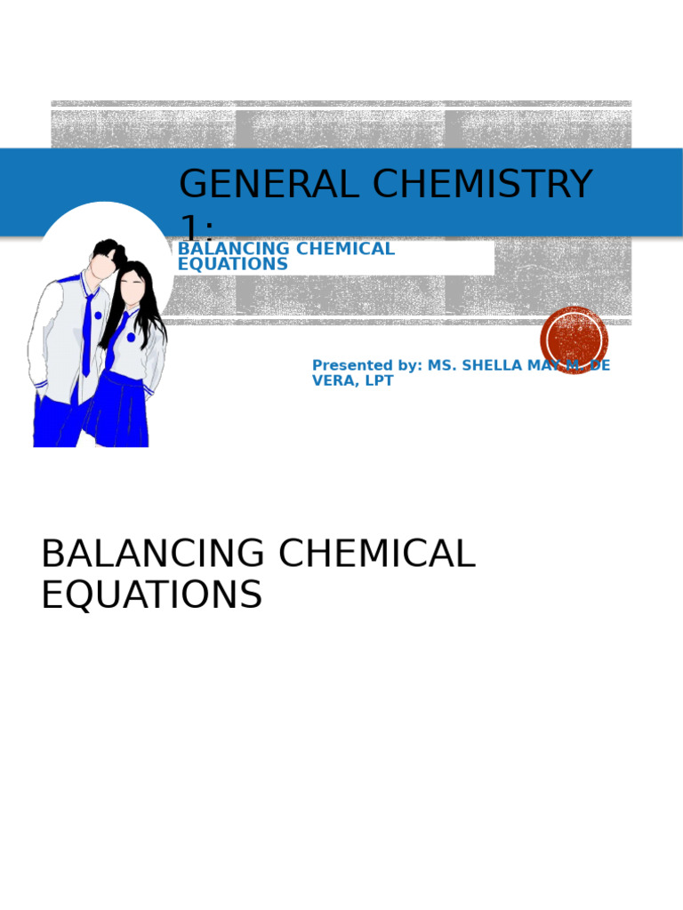 Balancing Chemical Equations | PDF