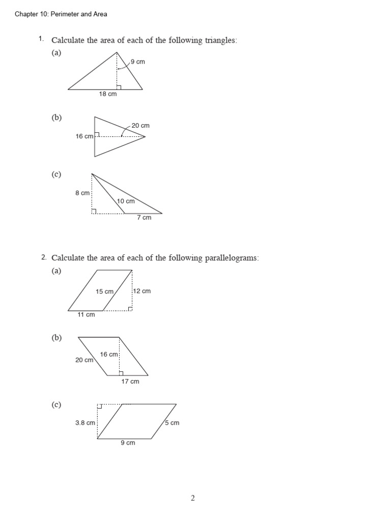 chapter 10 (worksheet) | PDF