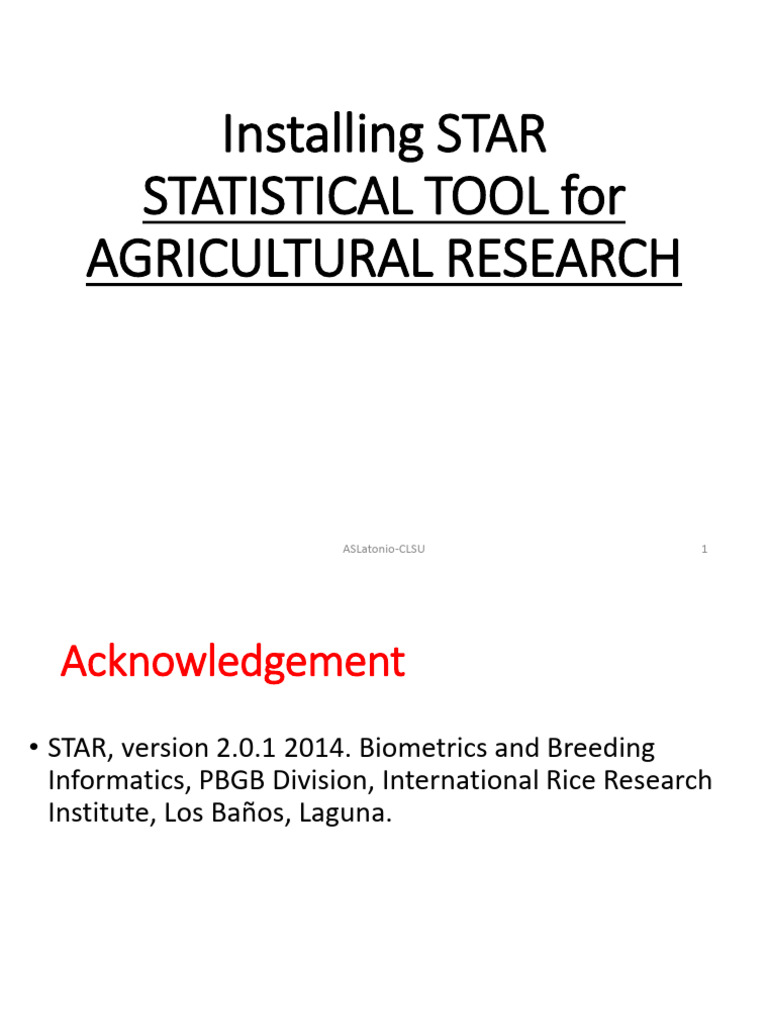 Installing STAR | PDF