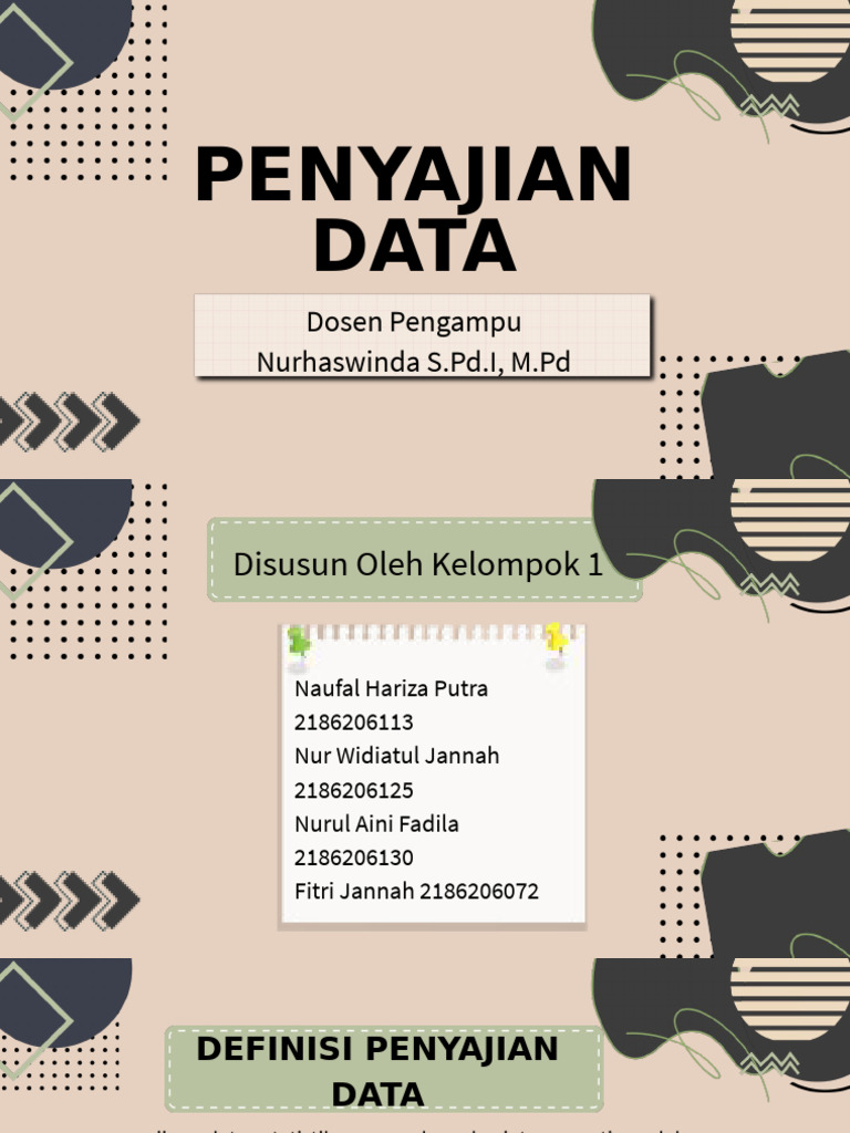Penyajian Data Klp. 1 | PDF