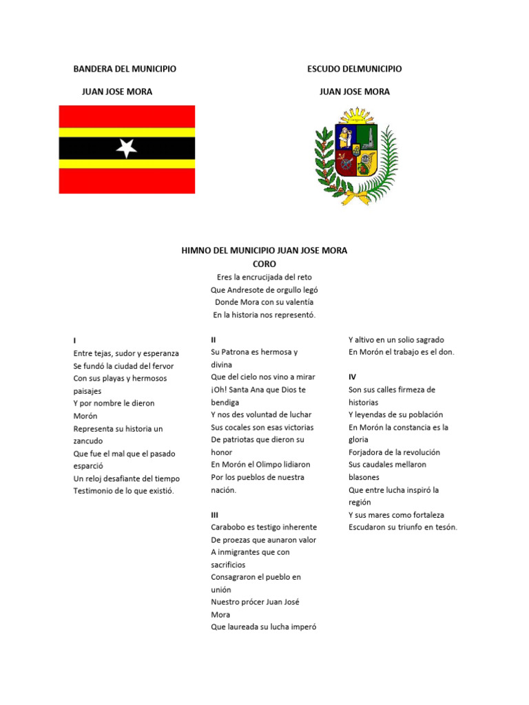 SIMBOLO DEL MUNICIPIO JUAN JOSE MORA | PDF