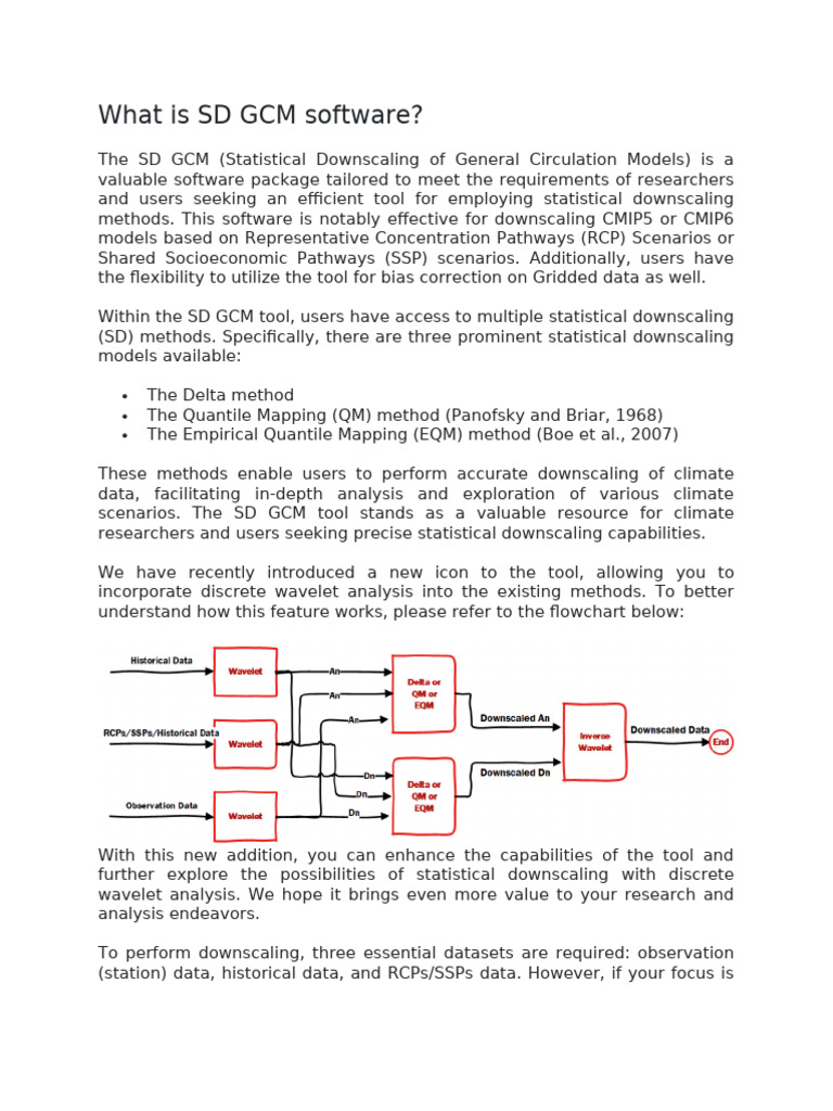 What Is SD GCM Software | PDF