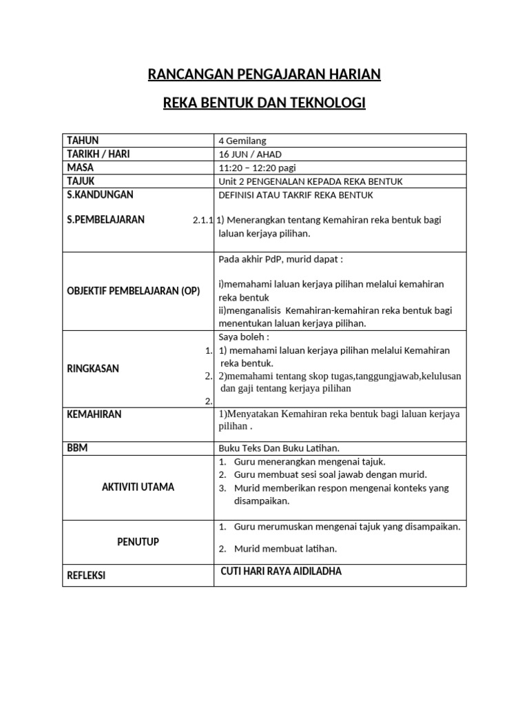 RPH RBT THN4 | PDF