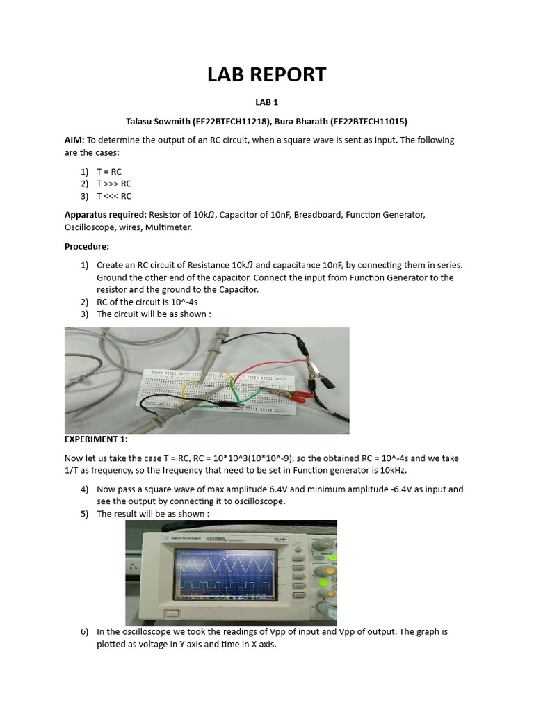 LAB REPORT | PDF