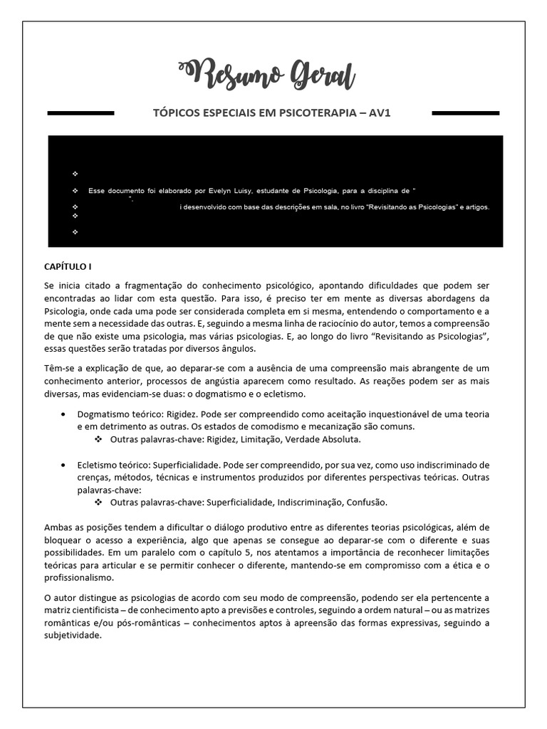 Resumo AV1 | PDF