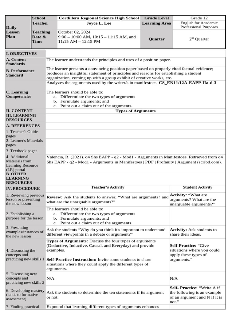 G12 DLL (EAPP) Oct 2, 2024 | PDF