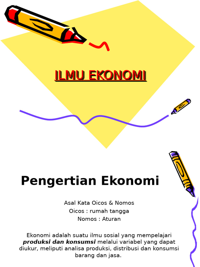 ILMU EKONOMI PPT | PDF