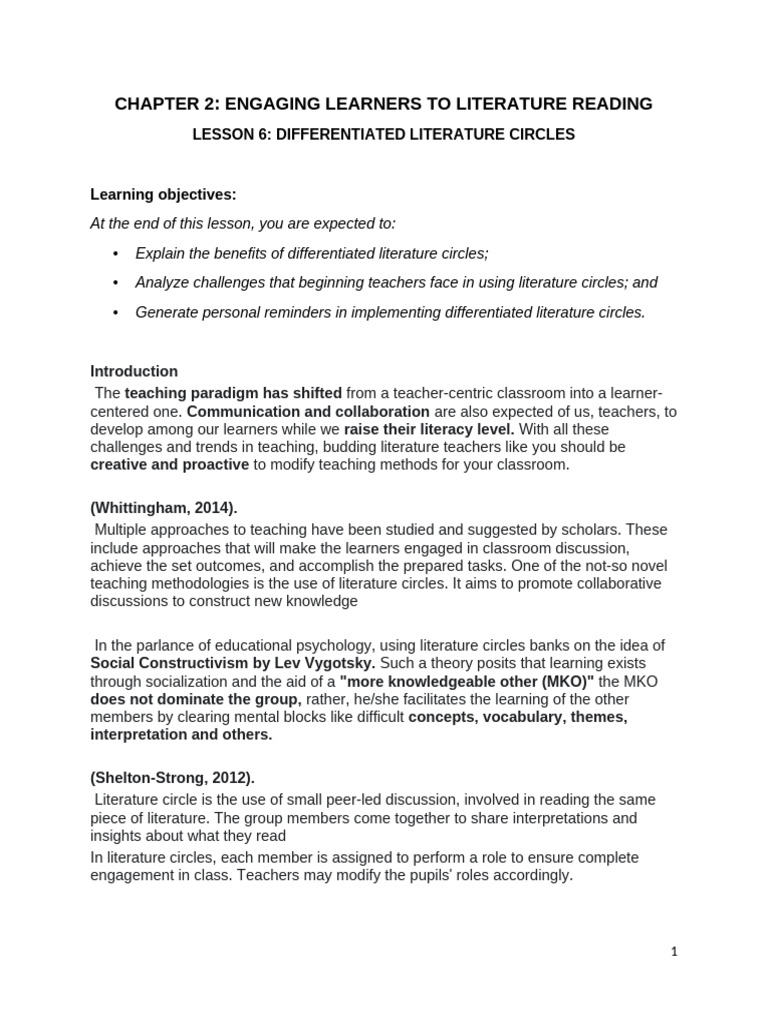 Handouts - To Print | PDF