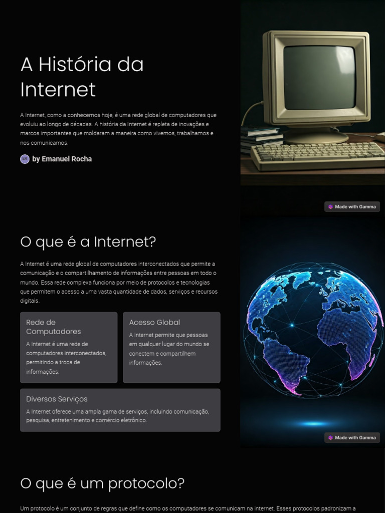 A Historia Da Internet | PDF