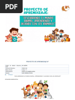 Sesión de Aprendizaje Cuidado de Los Animales | PDF | Aprendizaje | Mascota