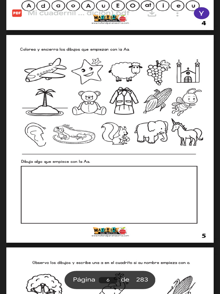 Mi Cuadernillo Para Aprender A Leer 3a Edición Pdf Google Drive Pdf