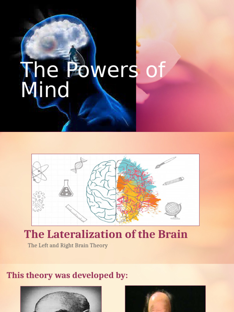 Personal Development 1st Lesson 6 The Powers of Mind | PDF