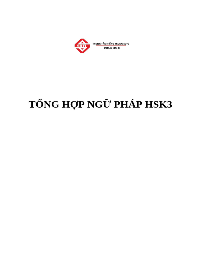 T NG H P NG Pháp HSK3 | PDF