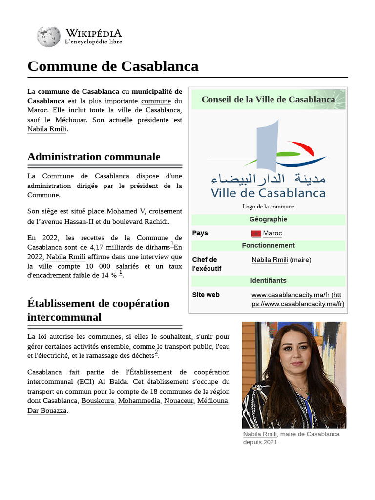 Commune_de_Casablanca | PDF